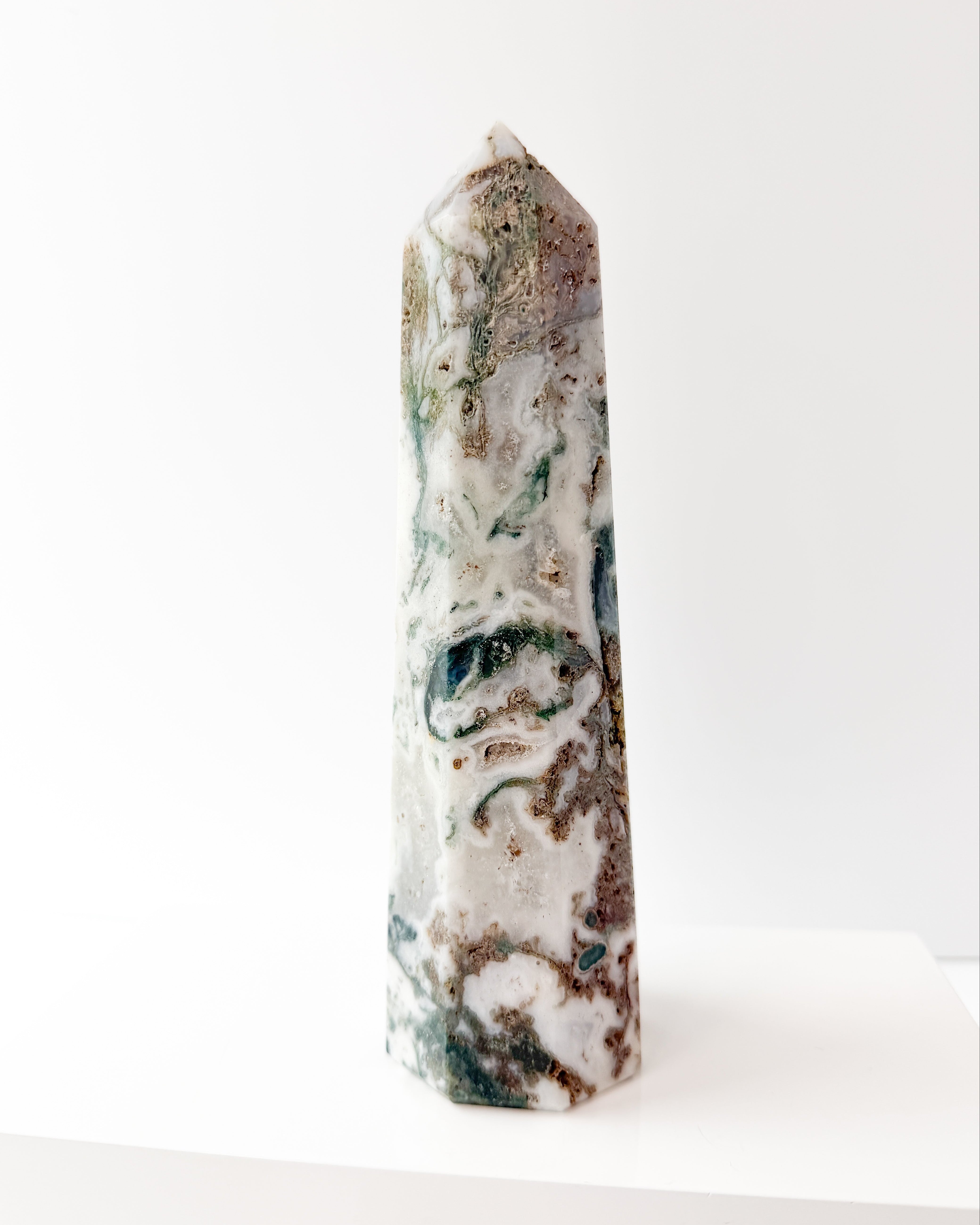 Tree Agate Tower – MeadowsCrystals