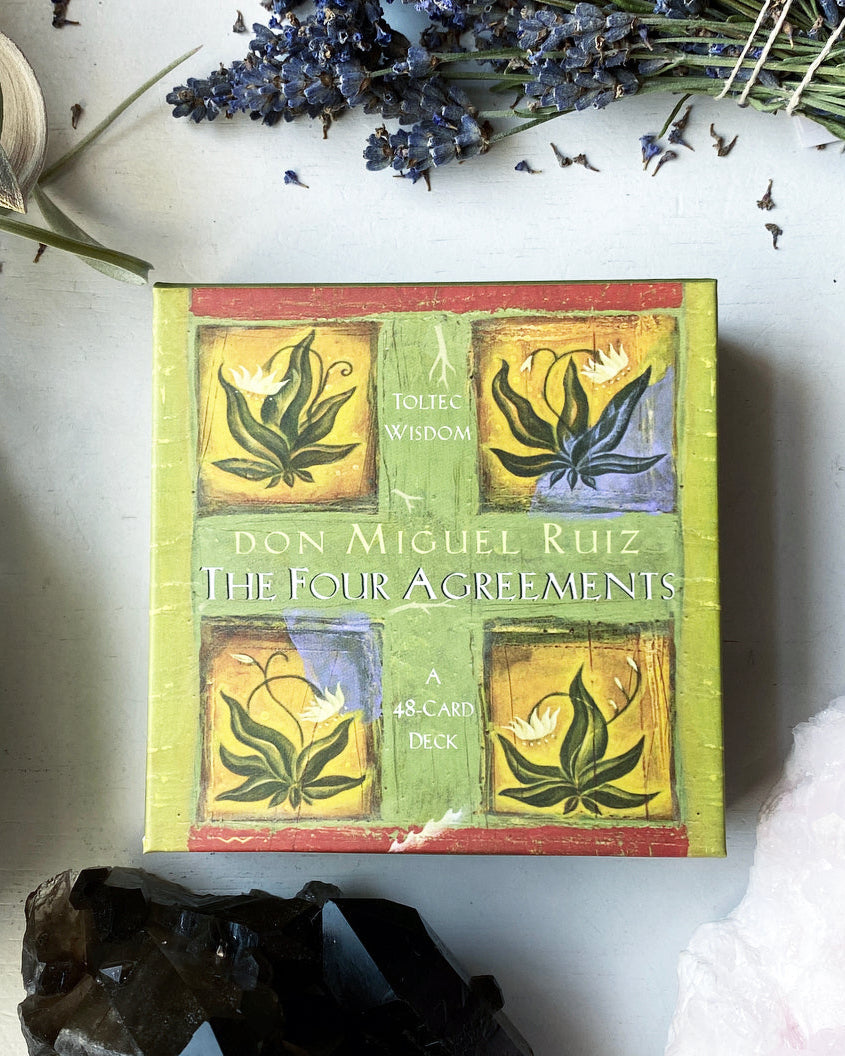 The Four Agreements Card Deck – MeadowsCrystals